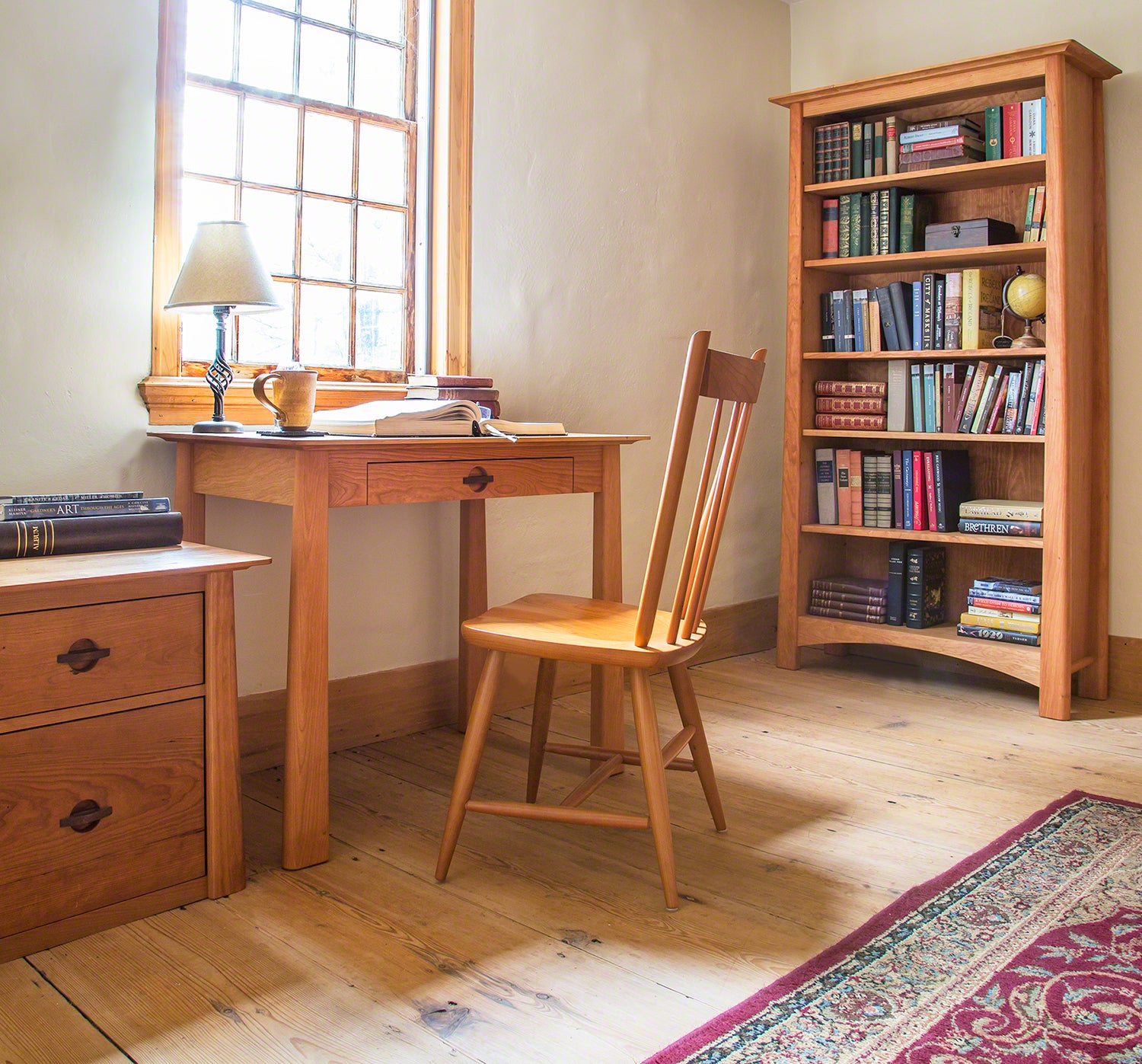Cherry Wood Bookcases & Bookshelves – Vermont Woods Studios