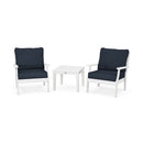 Braxton 3-Piece Deep Seating Set by POLYWOOD | Vermont Woods Studios