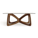 Butterfly Glass Top Dining Table – Vermont Woods Studios