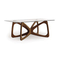 Butterfly Glass Top Dining Table by Copeland – Vermont Woods Studios