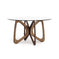 Butterfly Round Glass Top Table by Copeland – Vermont Woods Studios