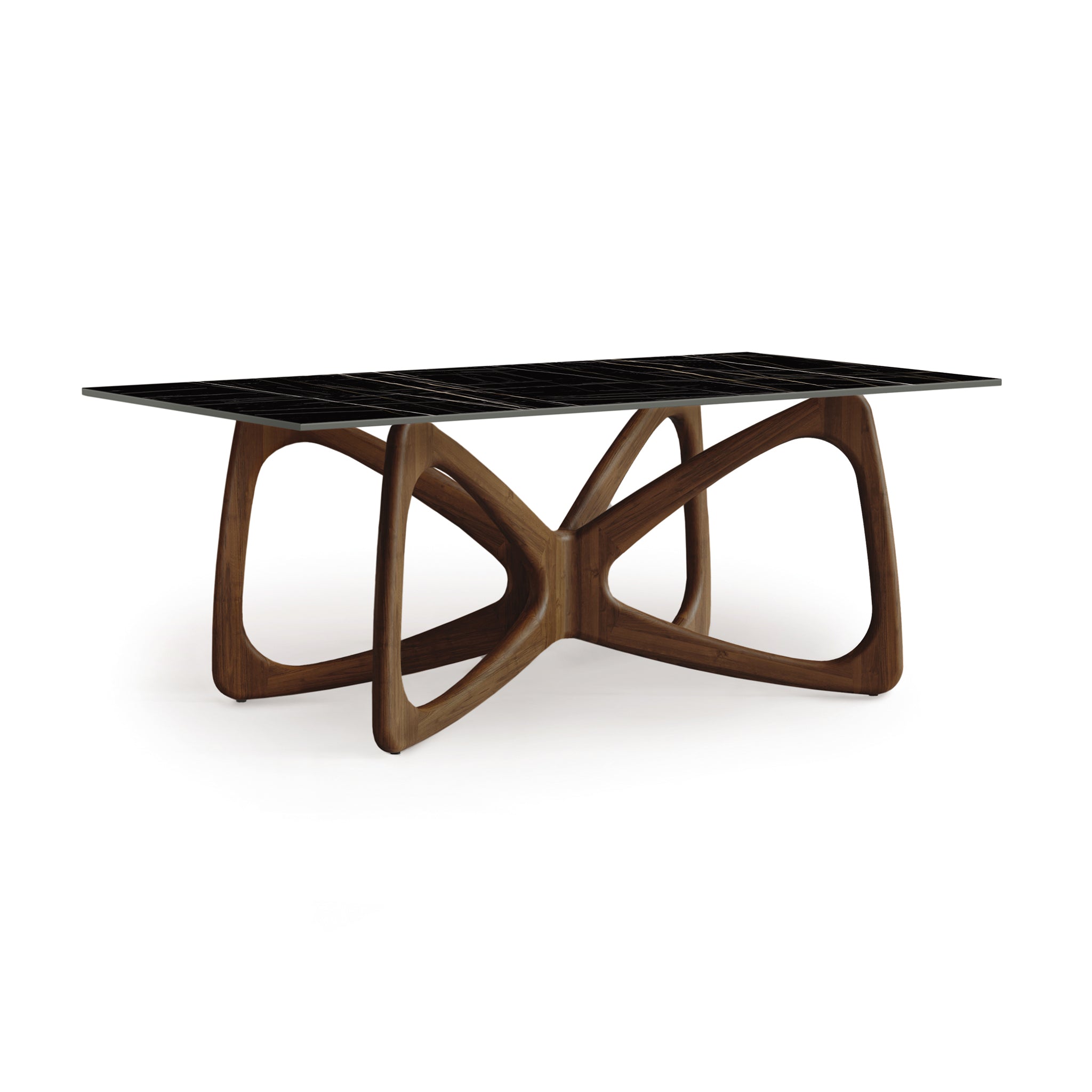 Butterfly Sintered Stone Top Table by Copeland – Vermont Woods Studios