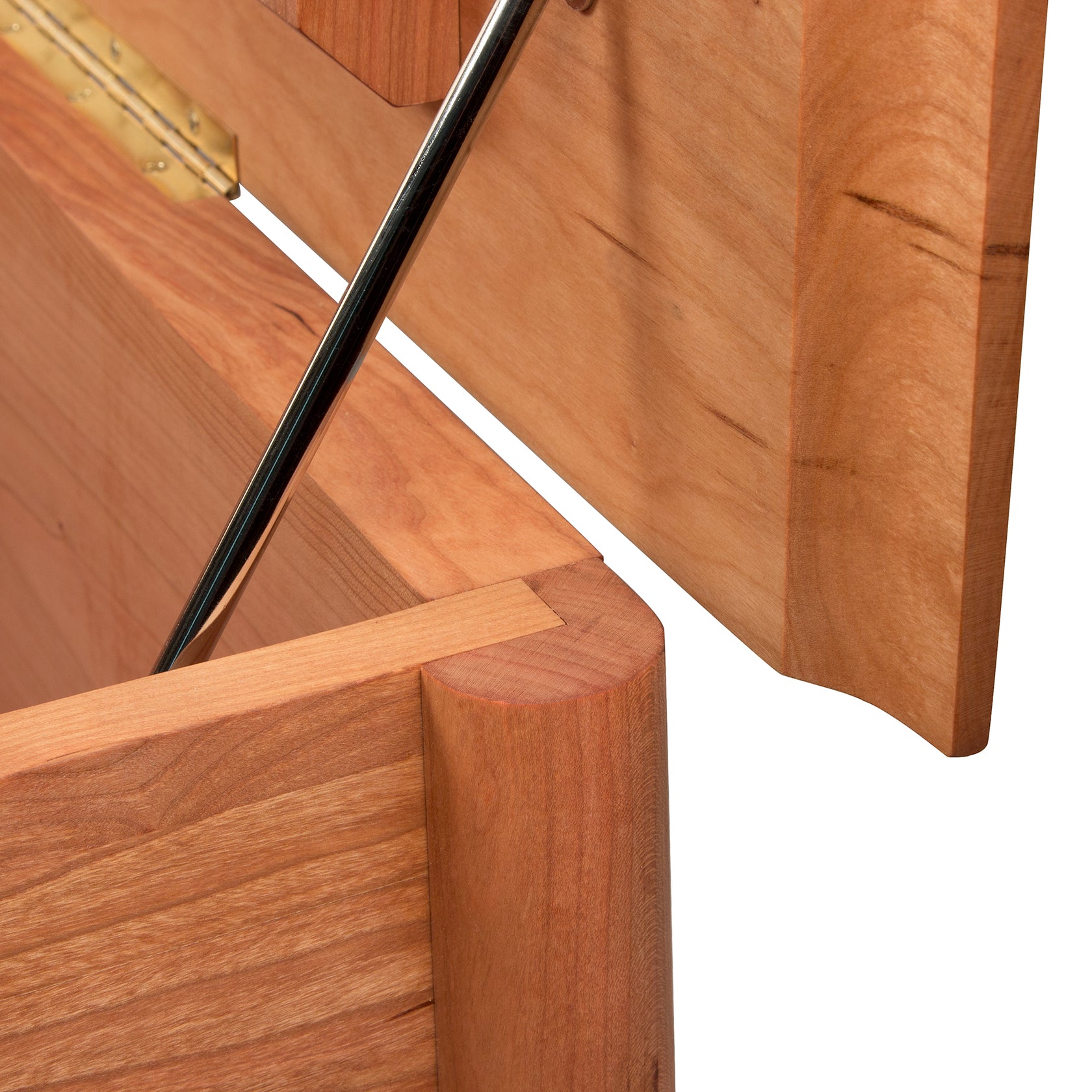 Cherry Moon Blanket Chest by Maple Corner Woodworks | Vermont Woods Studios