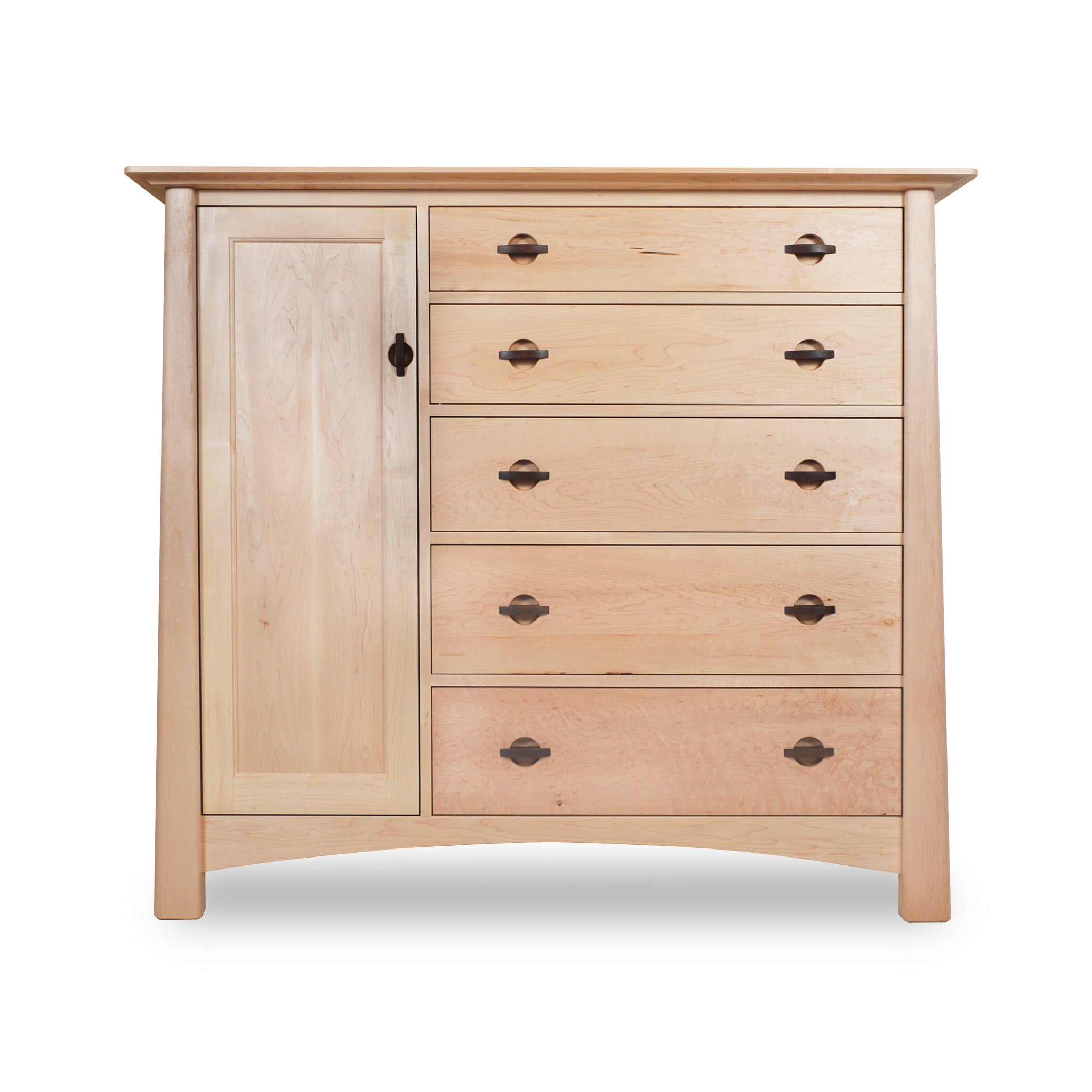 Cherry Moon Gent's Chest by Maple Corner Woodworks | Vermont Woods Studios