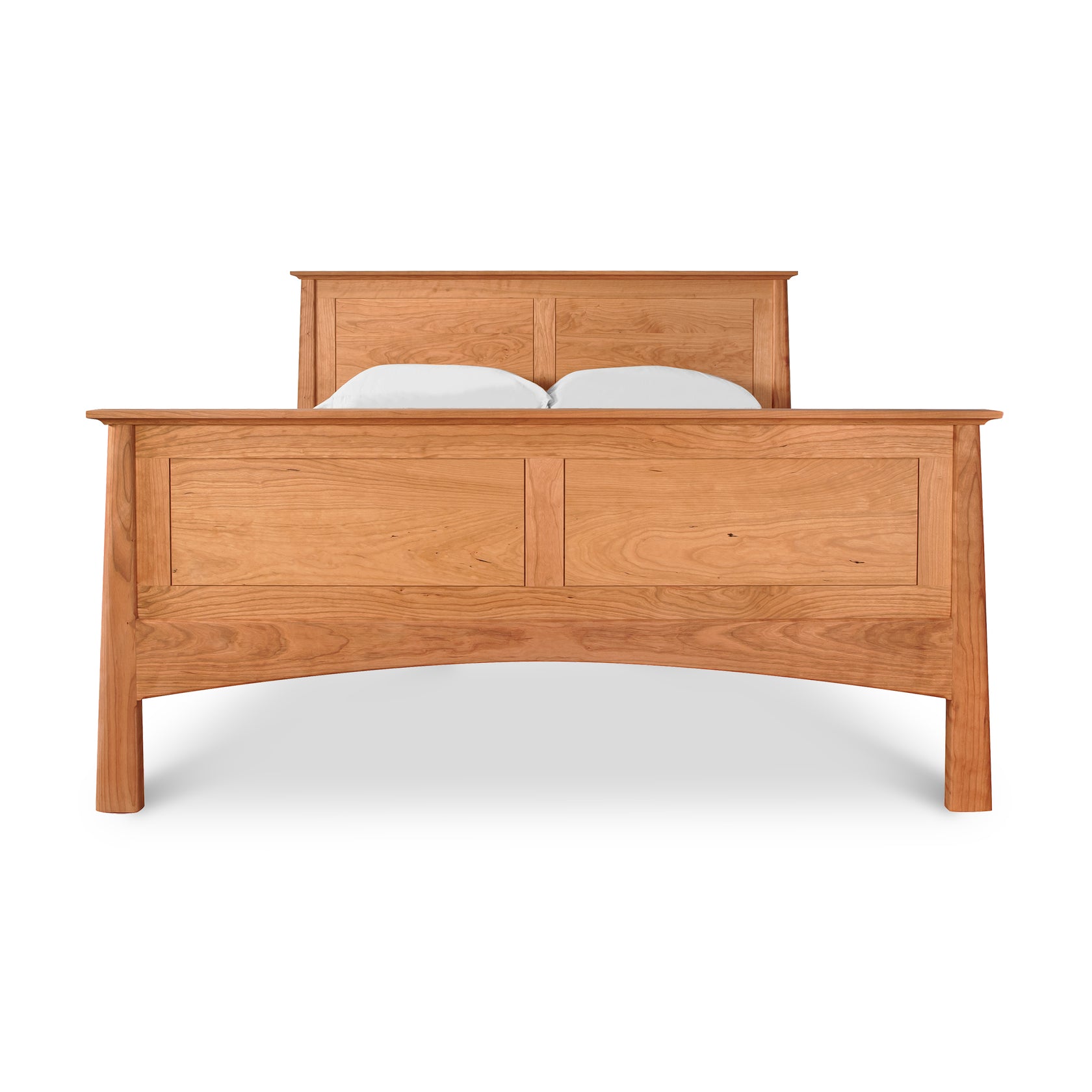 Cherry Moon Panel Bed by Maple Corner Woodworks | Vermont Woods Studios
