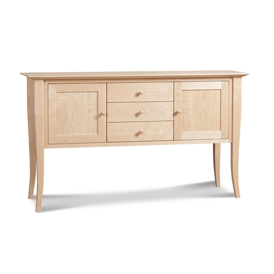 Classic Shaker Flare Leg Small Buffet – Made in Vermont – Vermont Woods ...