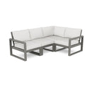 EDGE 4-Piece Modular Deep Seating Set by POLYWOOD | Vermont Woods Studios