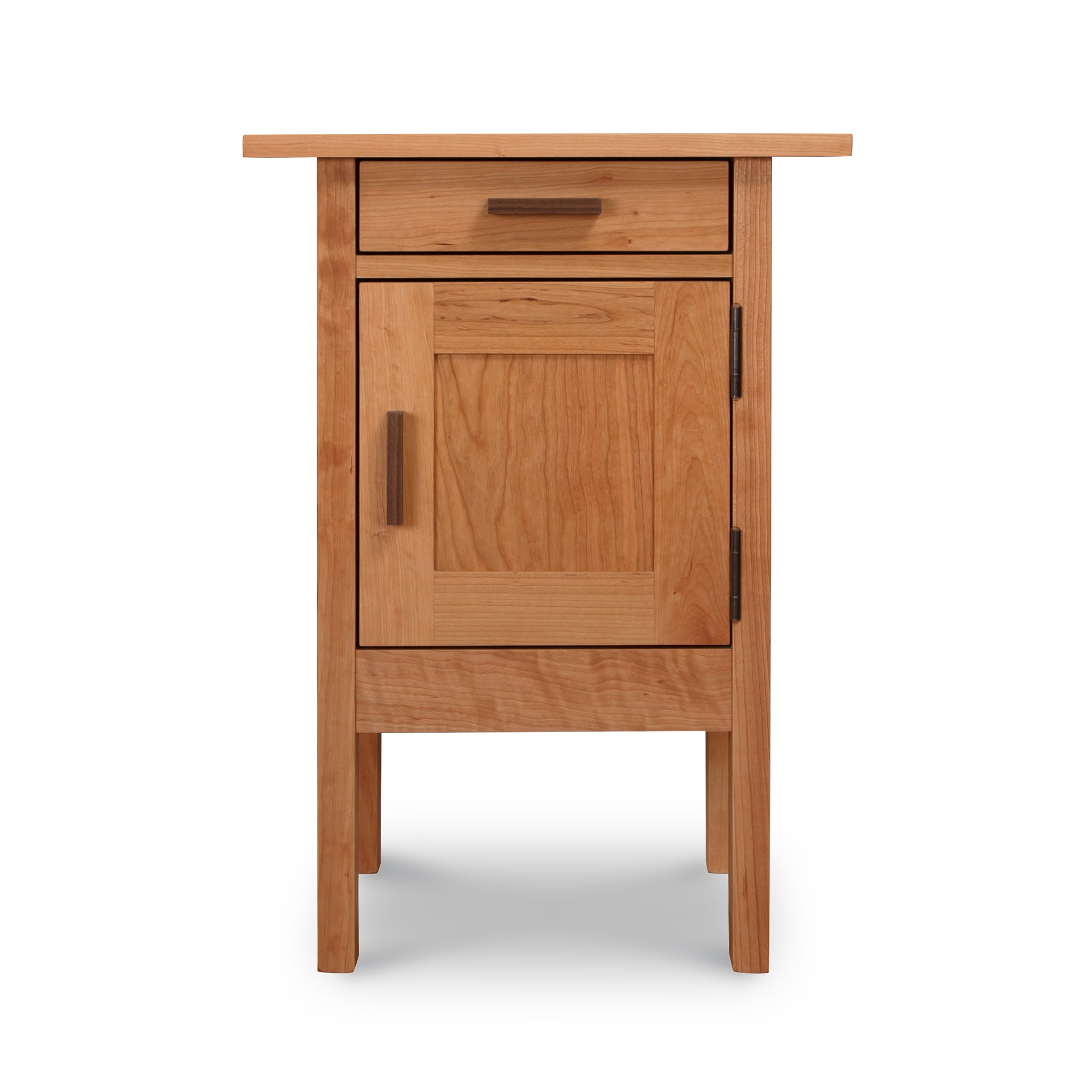 Modern Craftsman 1-Drawer Nightstand with Door by Vermont Furniture ...