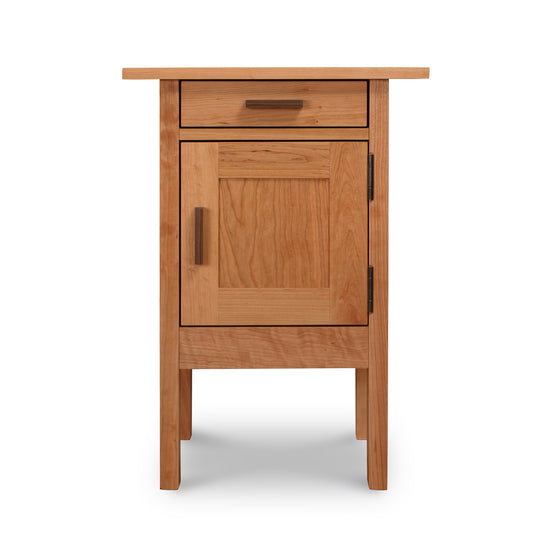 Modern Craftsman 1-Drawer Nightstand with Door by Vermont Furniture ...