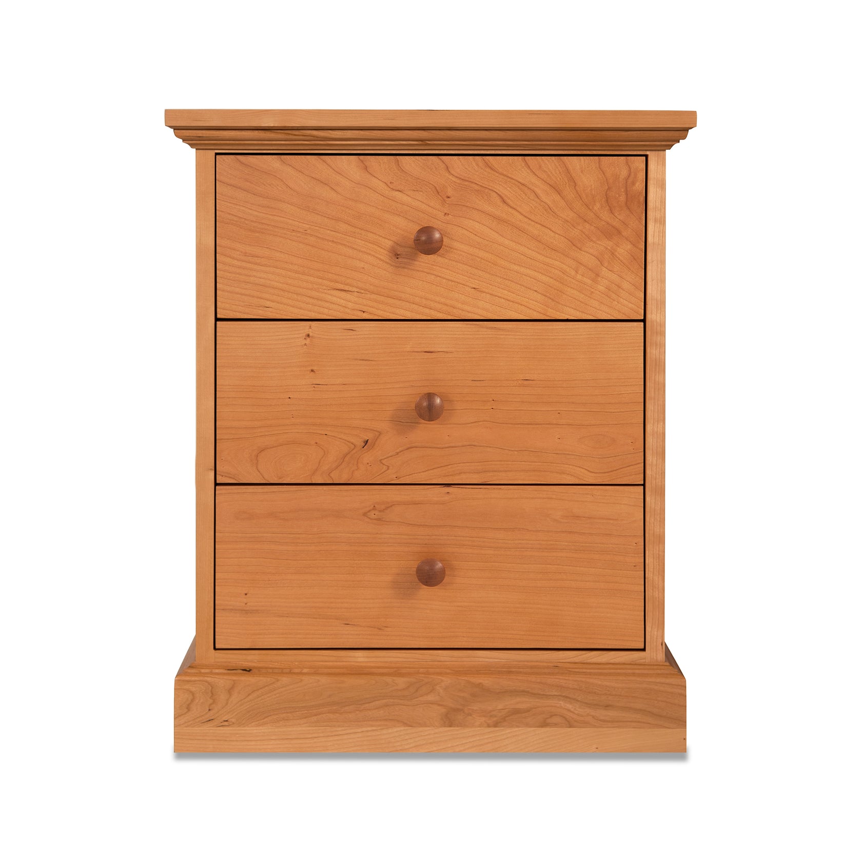 New England Shaker 3-Drawer Nightstand by Lyndon Furniture | Vermont ...
