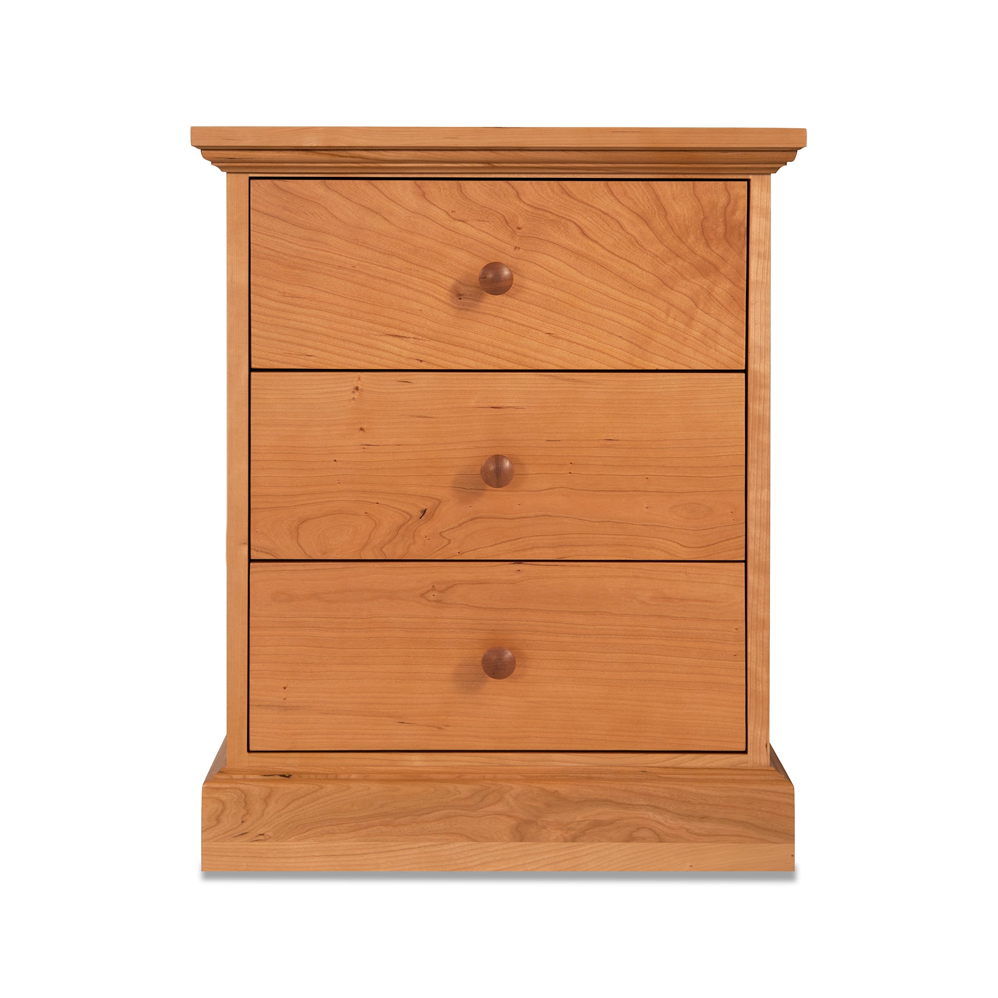 New England Shaker 3-Drawer Nightstand by Lyndon Furniture | Vermont ...