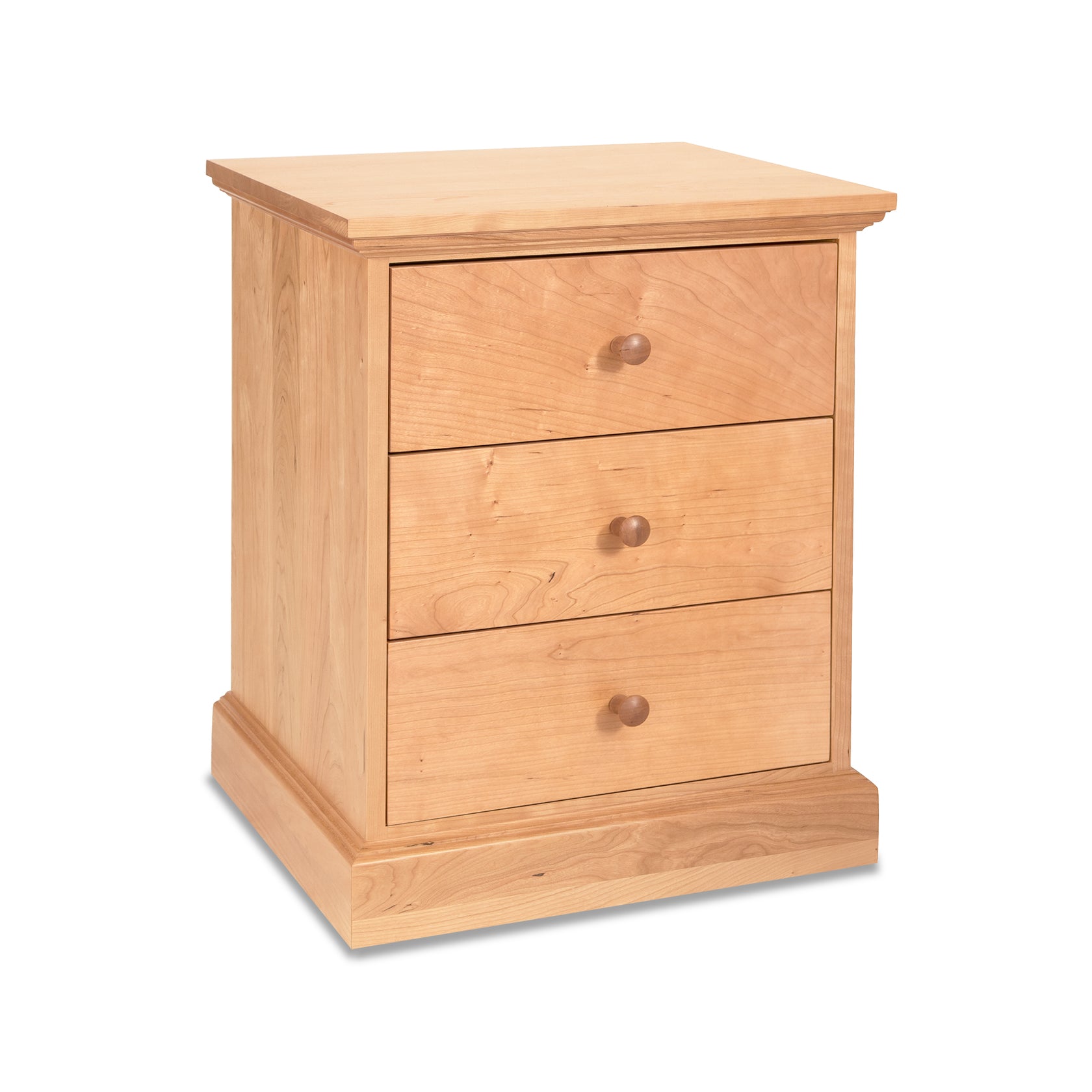 New England Shaker 3-Drawer Nightstand by Lyndon Furniture | Vermont ...