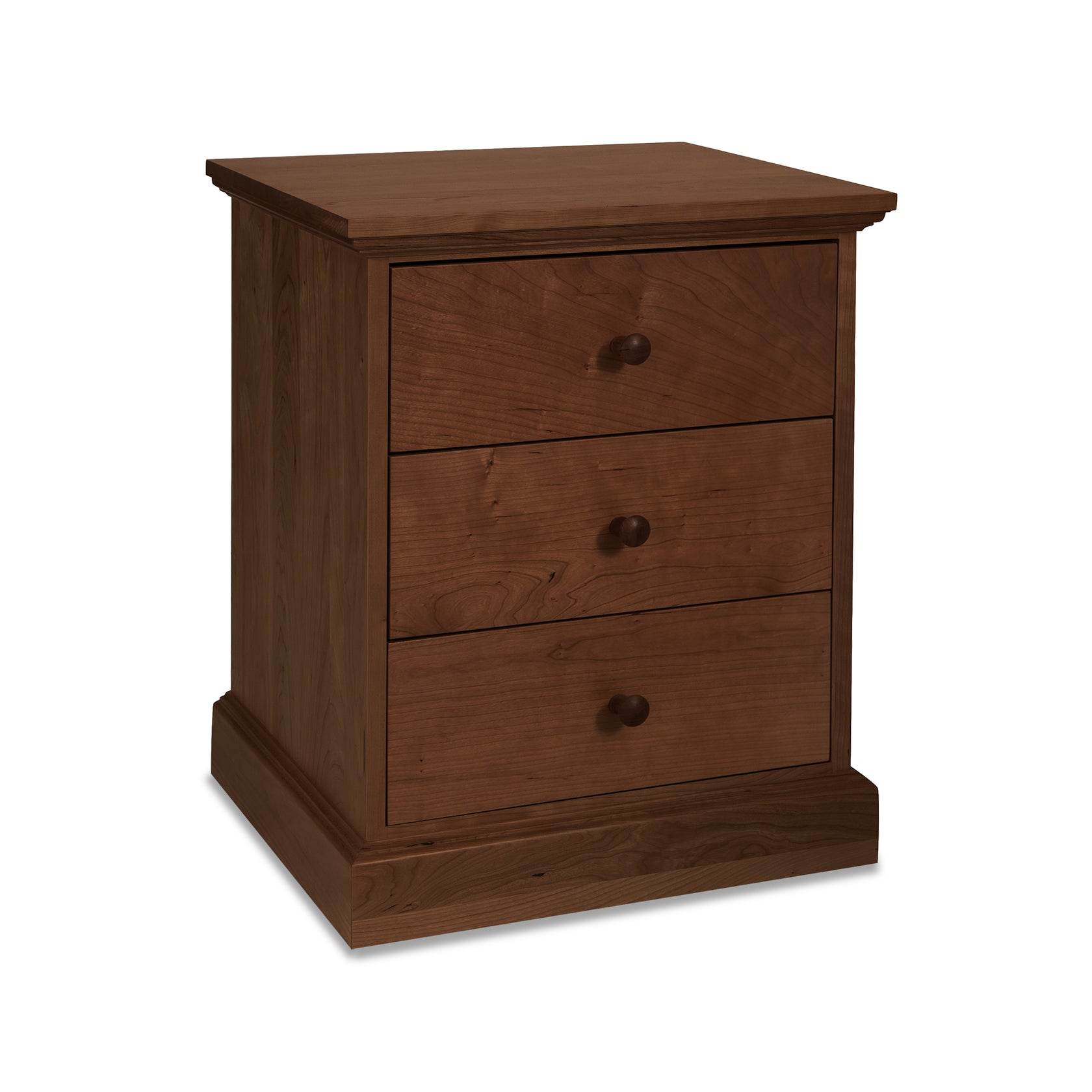 New England Shaker 3-Drawer Nightstand by Lyndon Furniture | Vermont ...