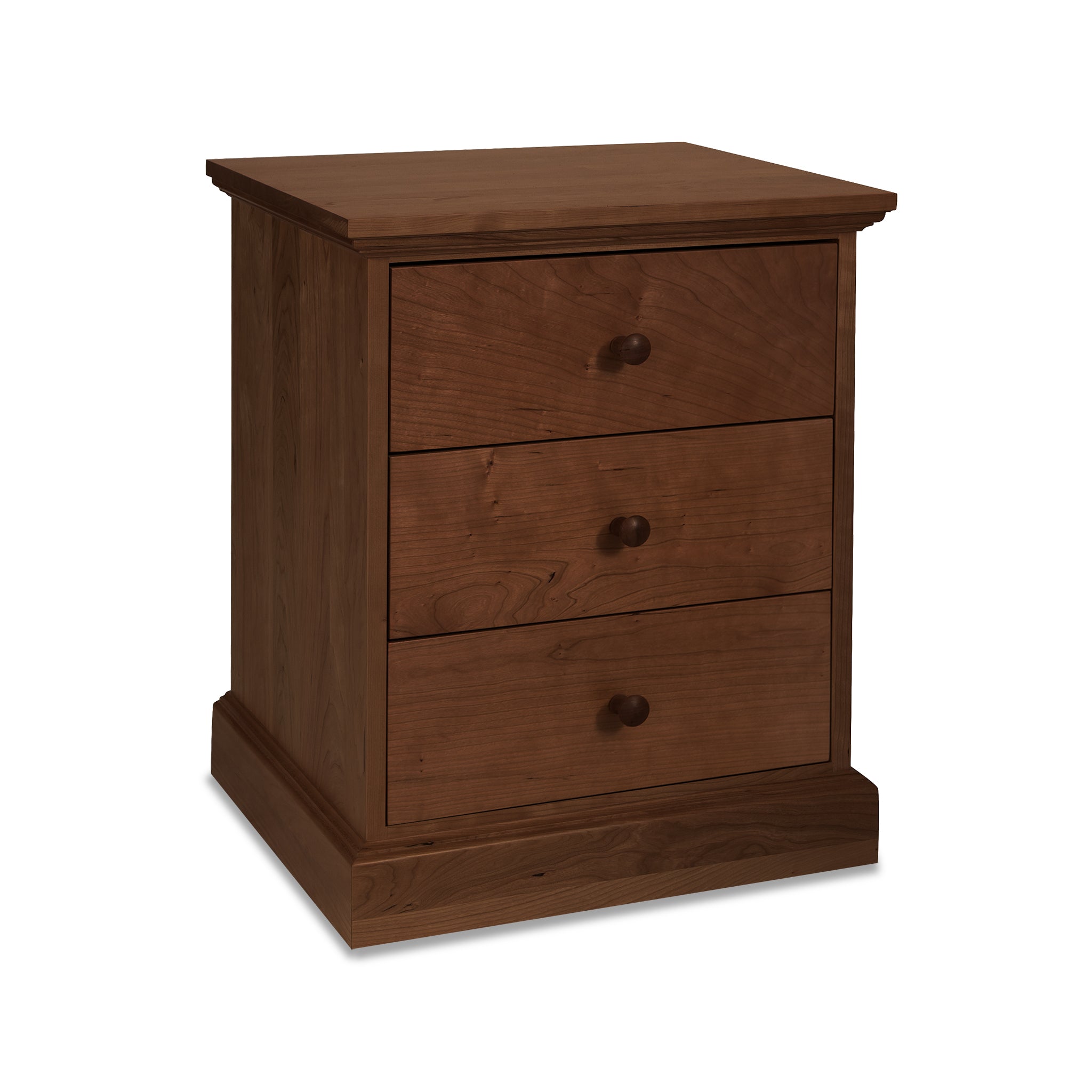 New England Shaker 3-Drawer Nightstand by Lyndon Furniture | Vermont ...
