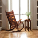 Quilted Vermont Walnut Rocking Chair – Solid Wood – Vermont Woods Studios