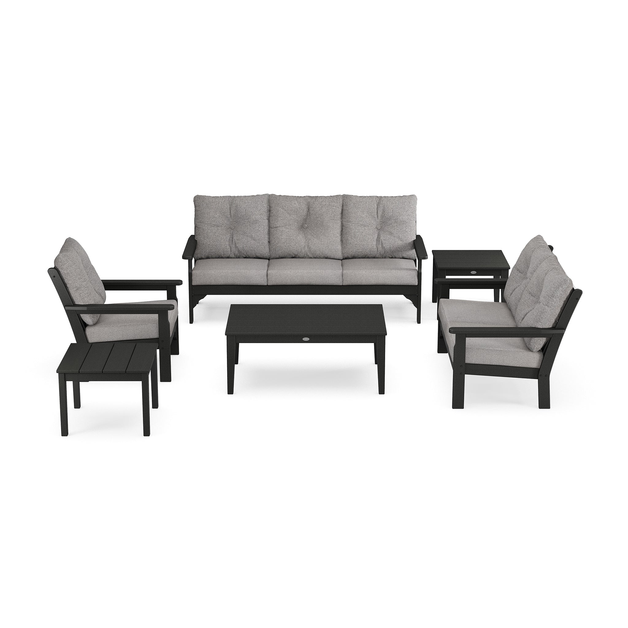 Vineyard 6-Piece Deep Seating Set by POLYWOOD | Vermont Woods Studios